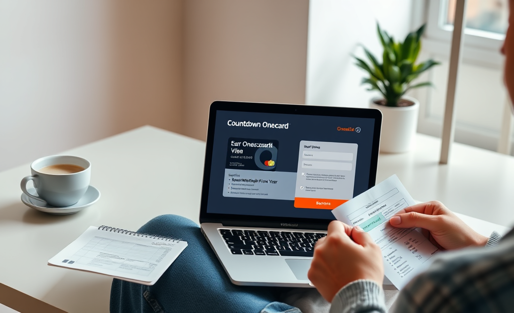 Applying for the Countdown Onecard Visa Credit Card - Caleine